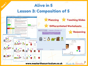 Alive in 5: Week 1: Lesson 3 – Composition of 5 - Master The Curriculum