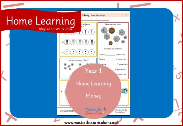 Year 1 Money Home Learning - Master The Curriculum